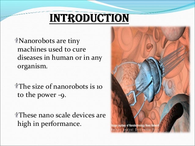 Nanorobot using in medical field
