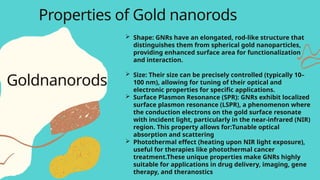NANORODS properties and types with application | PPTX