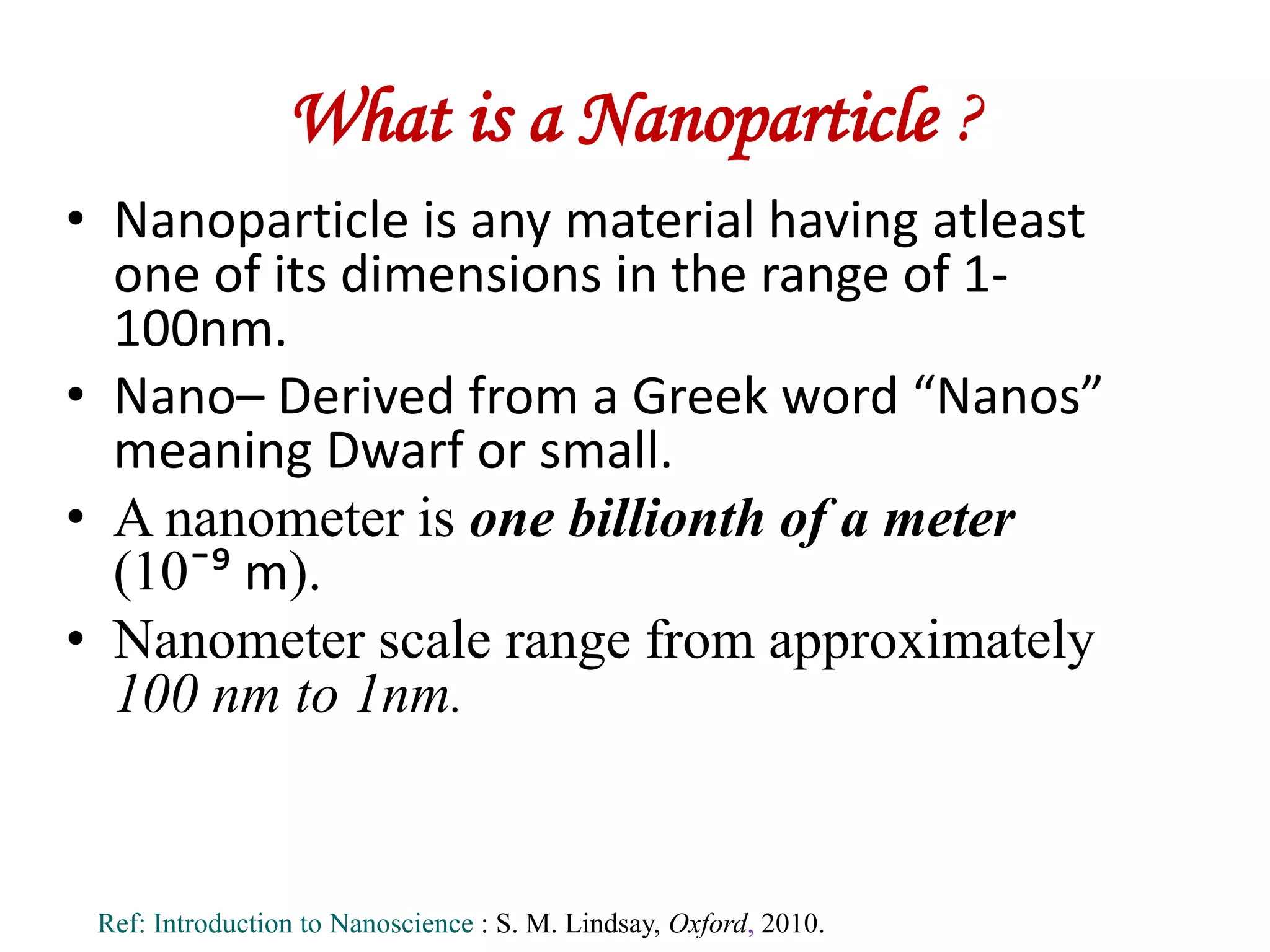 Nanoscience | PPTX