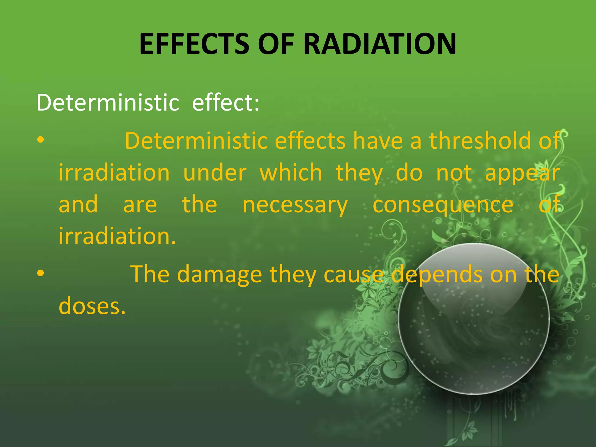 Radiation basics and radiation damage | PPTX