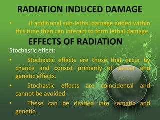 Radiation basics and radiation damage | PPTX