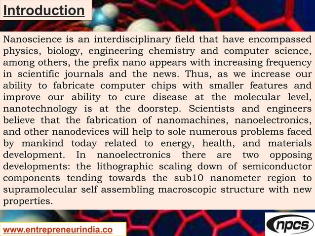 Nanoscience and Nanotechnology | PPT
