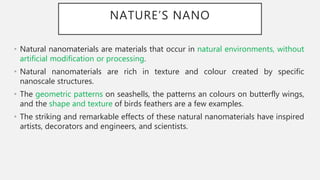 Biomimetics Nanoscience and technology ppt | PPTX