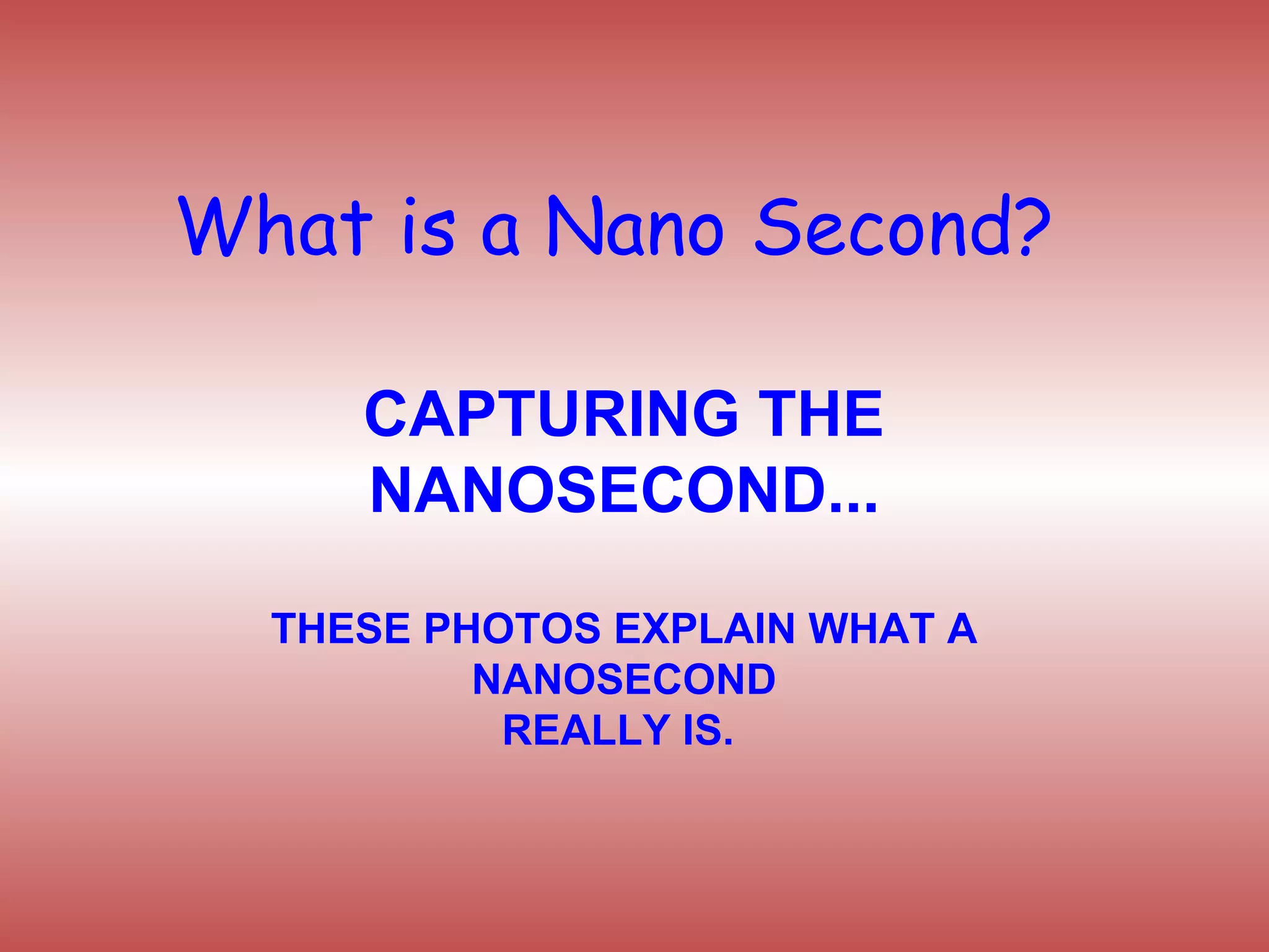 Nano Second | PPS
