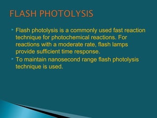 Nanosecond photolysis | PPT