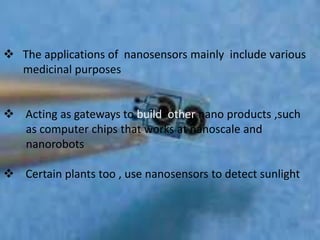 Nano sensor | PPTX