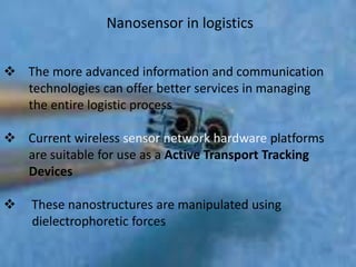 Nano sensor | PPTX