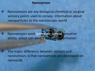 Nano sensor | PPT