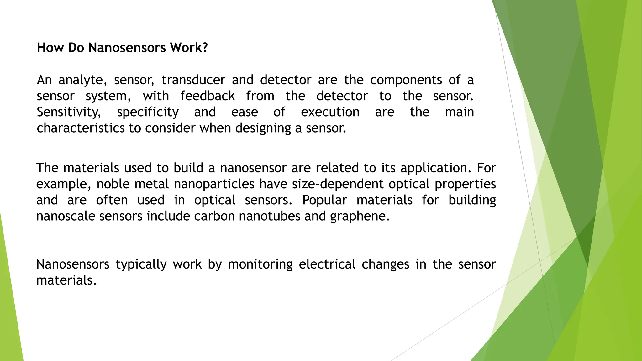 Nanosensor-basics, application and future.pptx