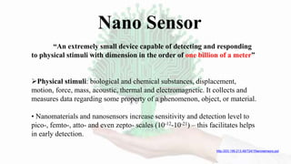 nano sensorppt.pptx for bsc agriculture | PPTX