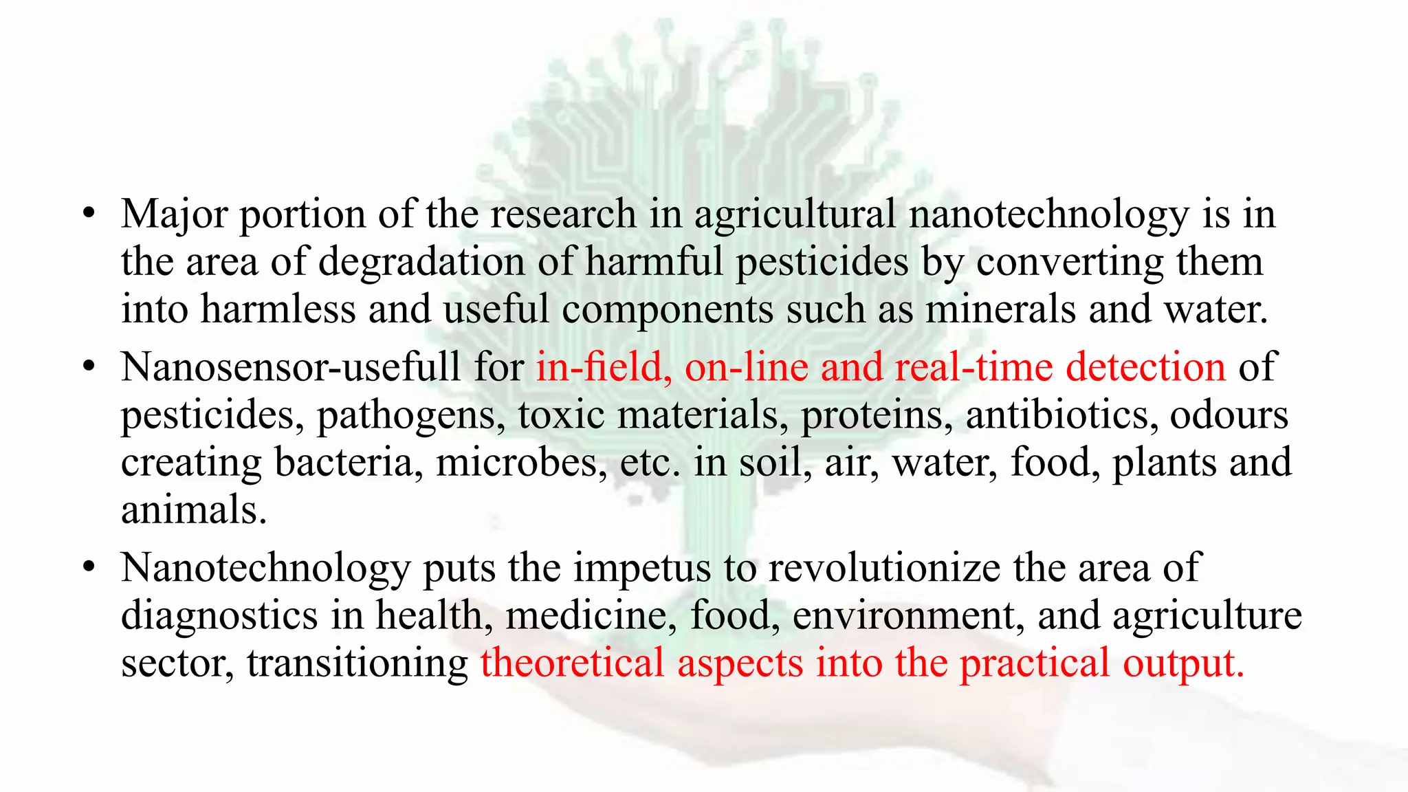 Nanosensor technology in agriculture ppt.pptx