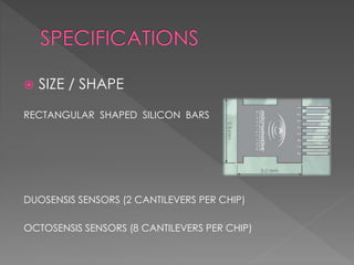 Nano sensors with their applications | PPTX