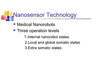 Nanosensors | PPT