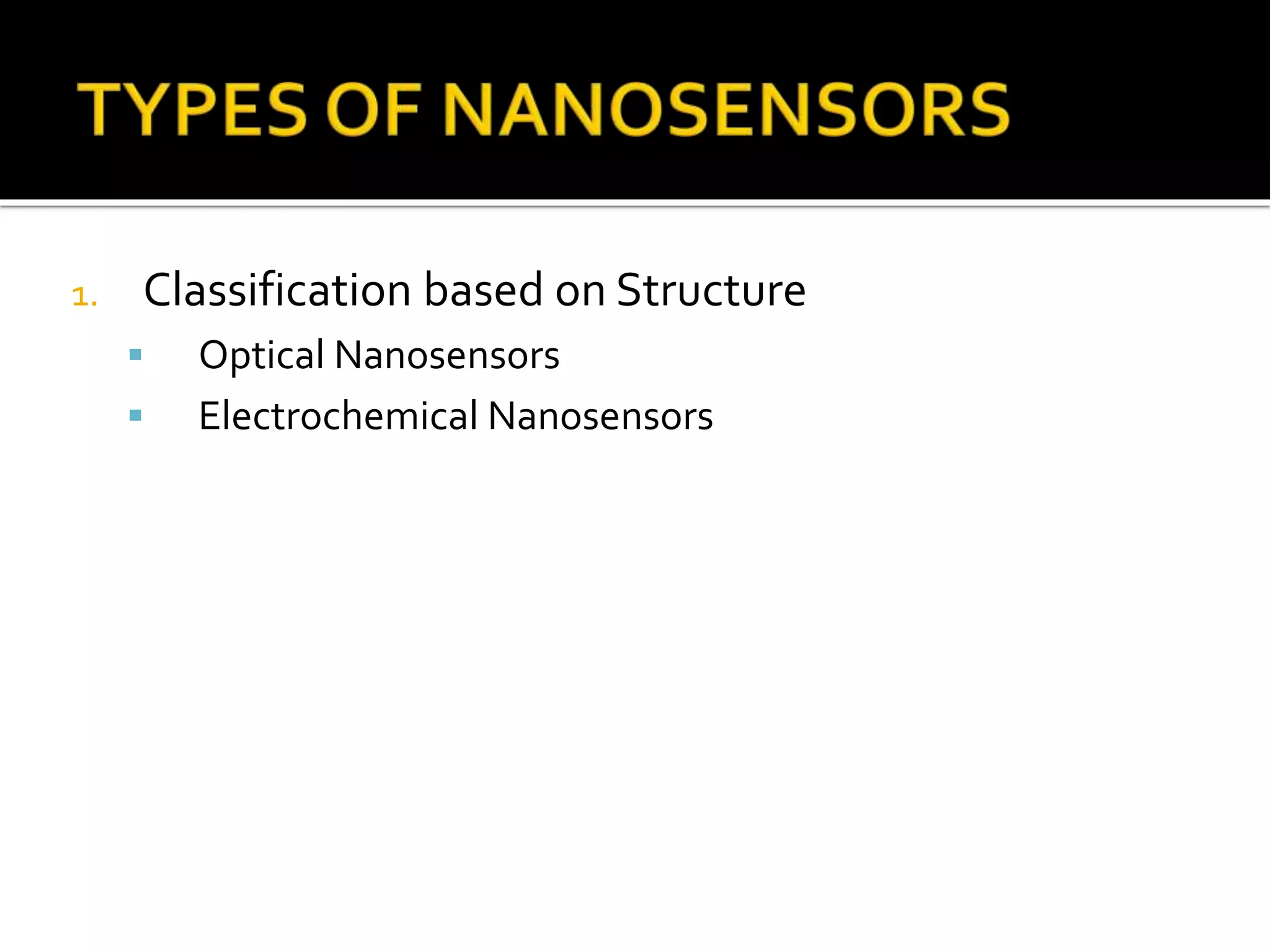 Nanosensors | PPTX