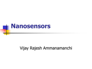 Nanosensors.ppt | Chemistry | Science