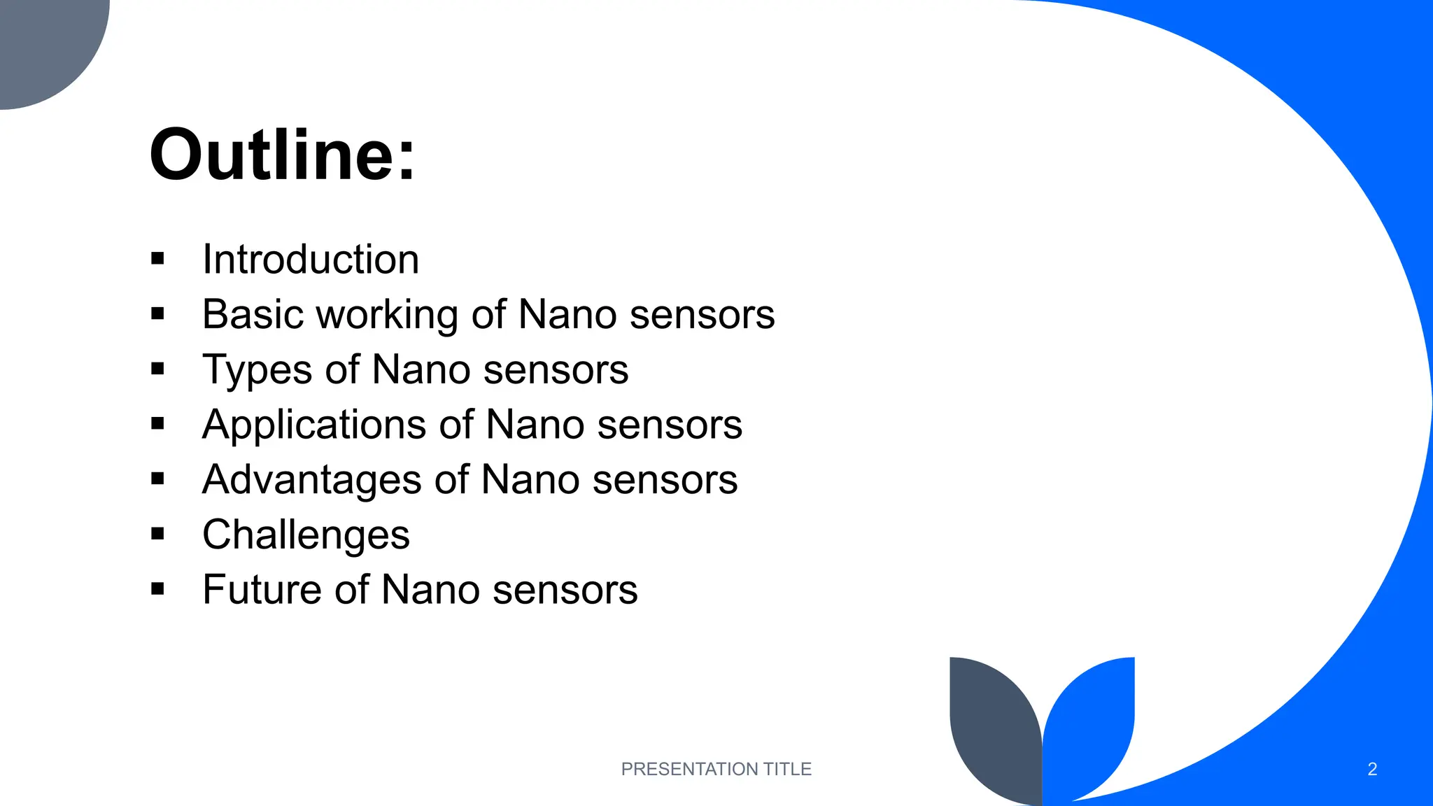 Nanosensors and its applications. pptx | PPTX
