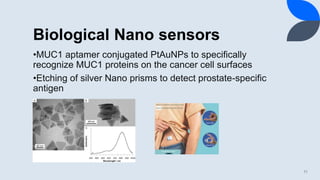 Nanosensors and its applications. pptx | PPTX