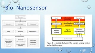 Nanosensors basics, design and applications | PPTX