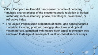 Nanosensors basics design and applications.pptx