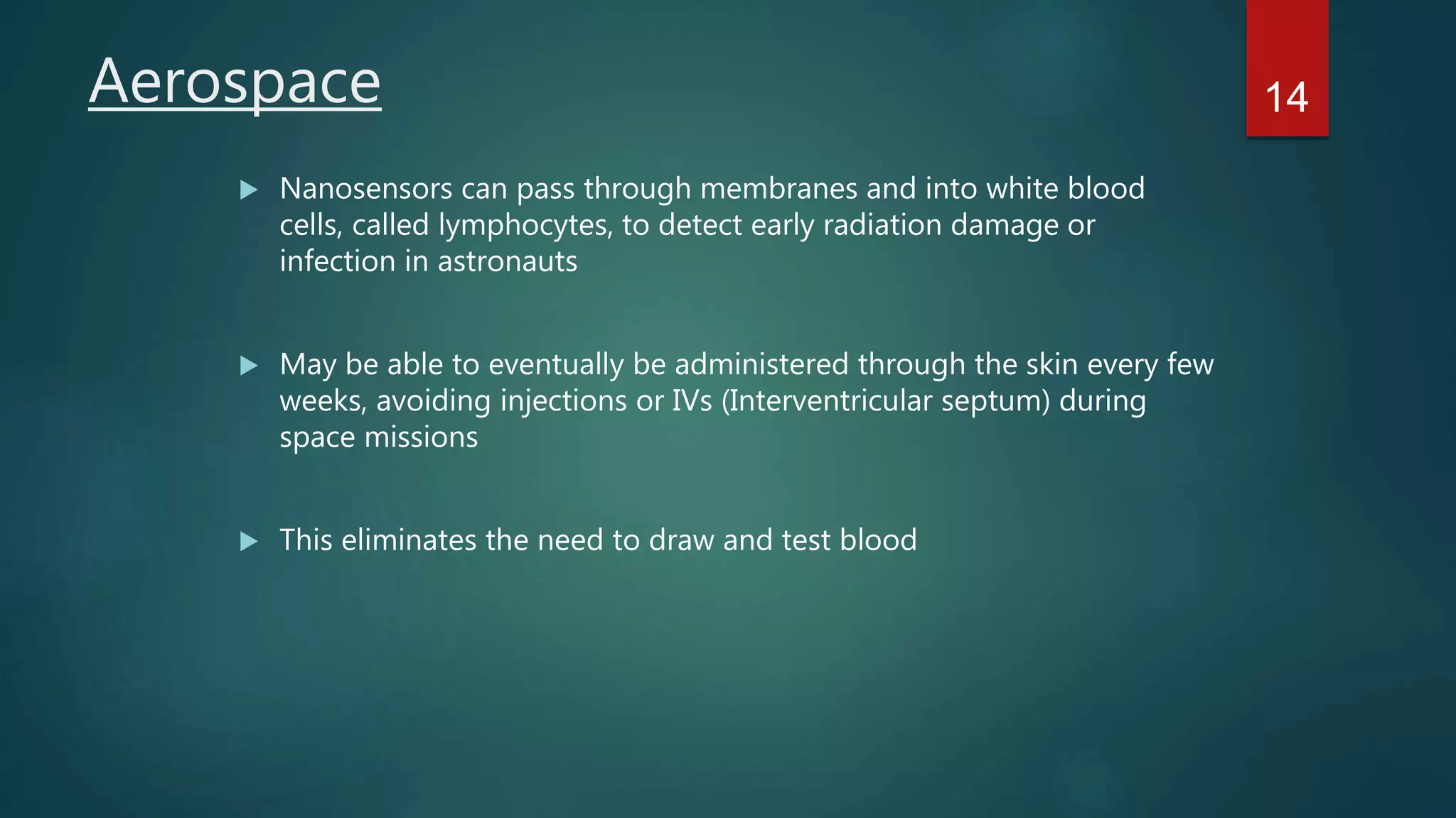 Nano sensors Technology | PPTX