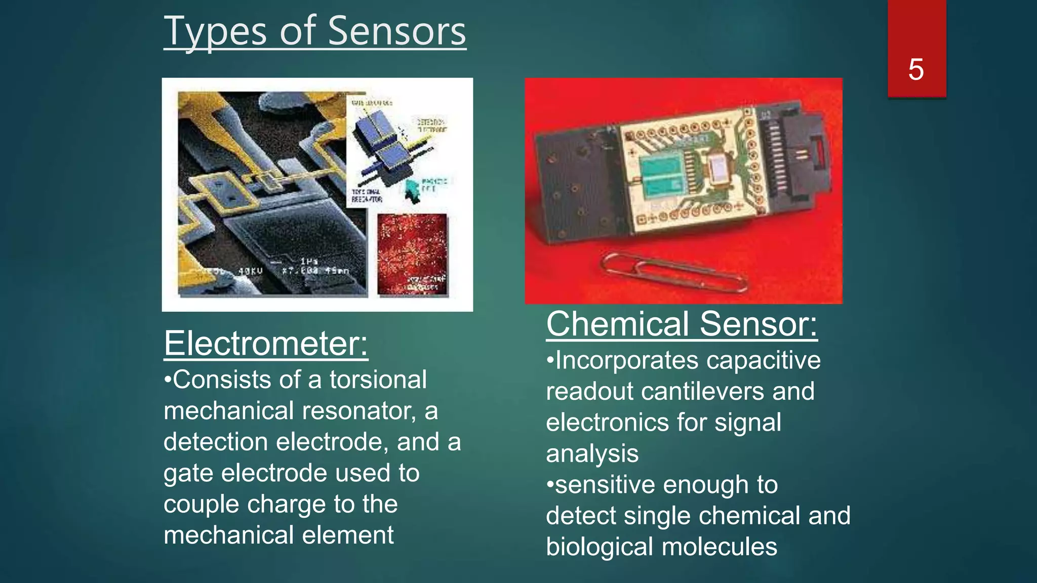 Nano sensors Technology | PPTX