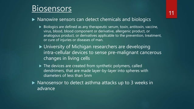 Nano Sensors Technology Pptx