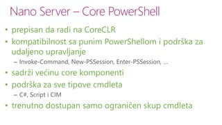 Open Cloud BBQ - Nano Server | PPT