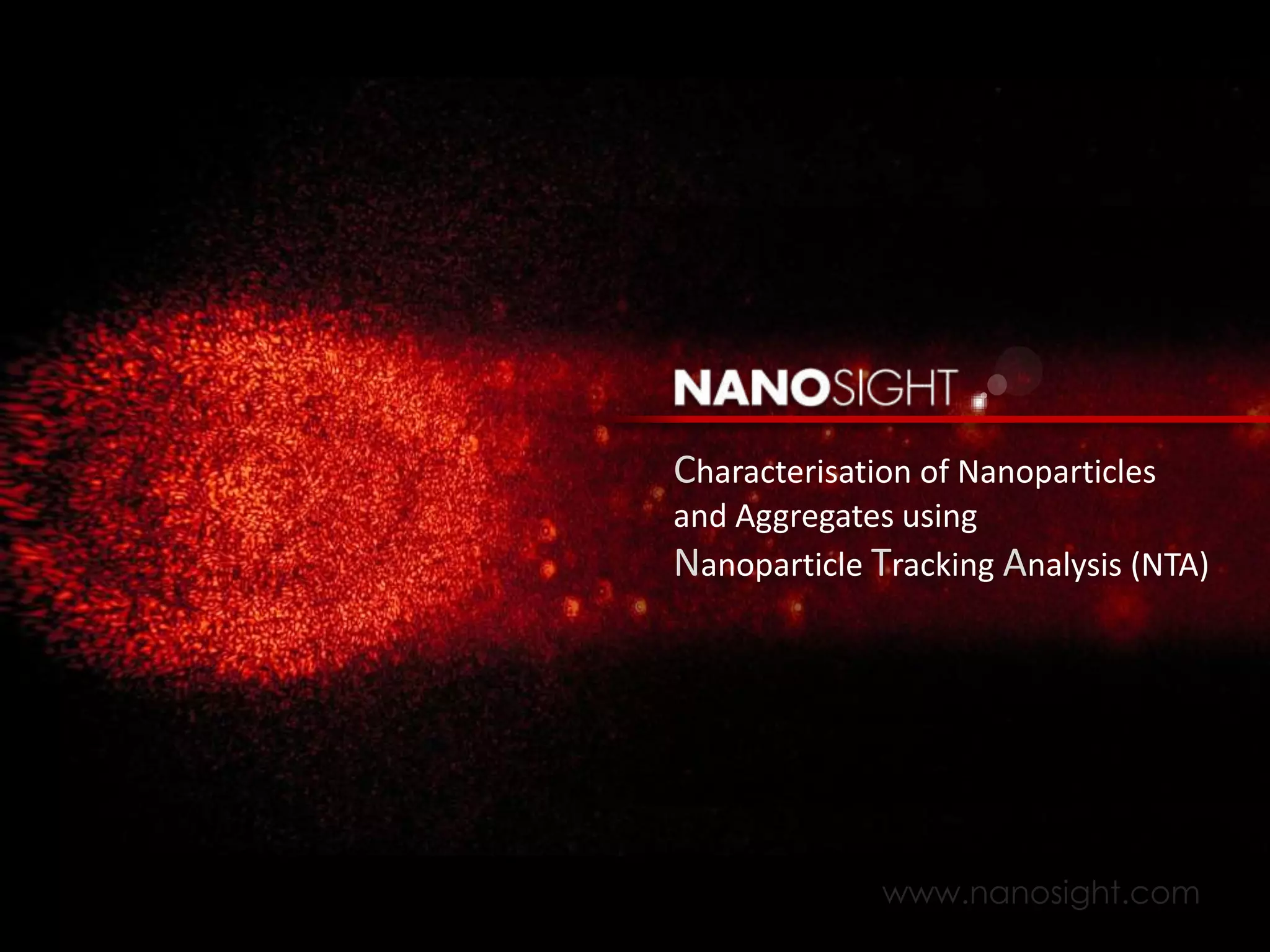 Nanoparticle Tracking Analysis (particle by particle technique) | PPTX
