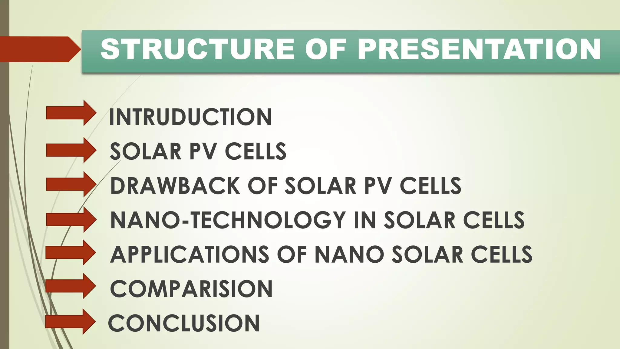 Nano solar cells | PPTX