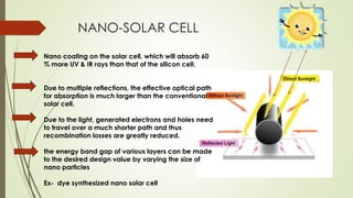 Nano solar cells | PPTX