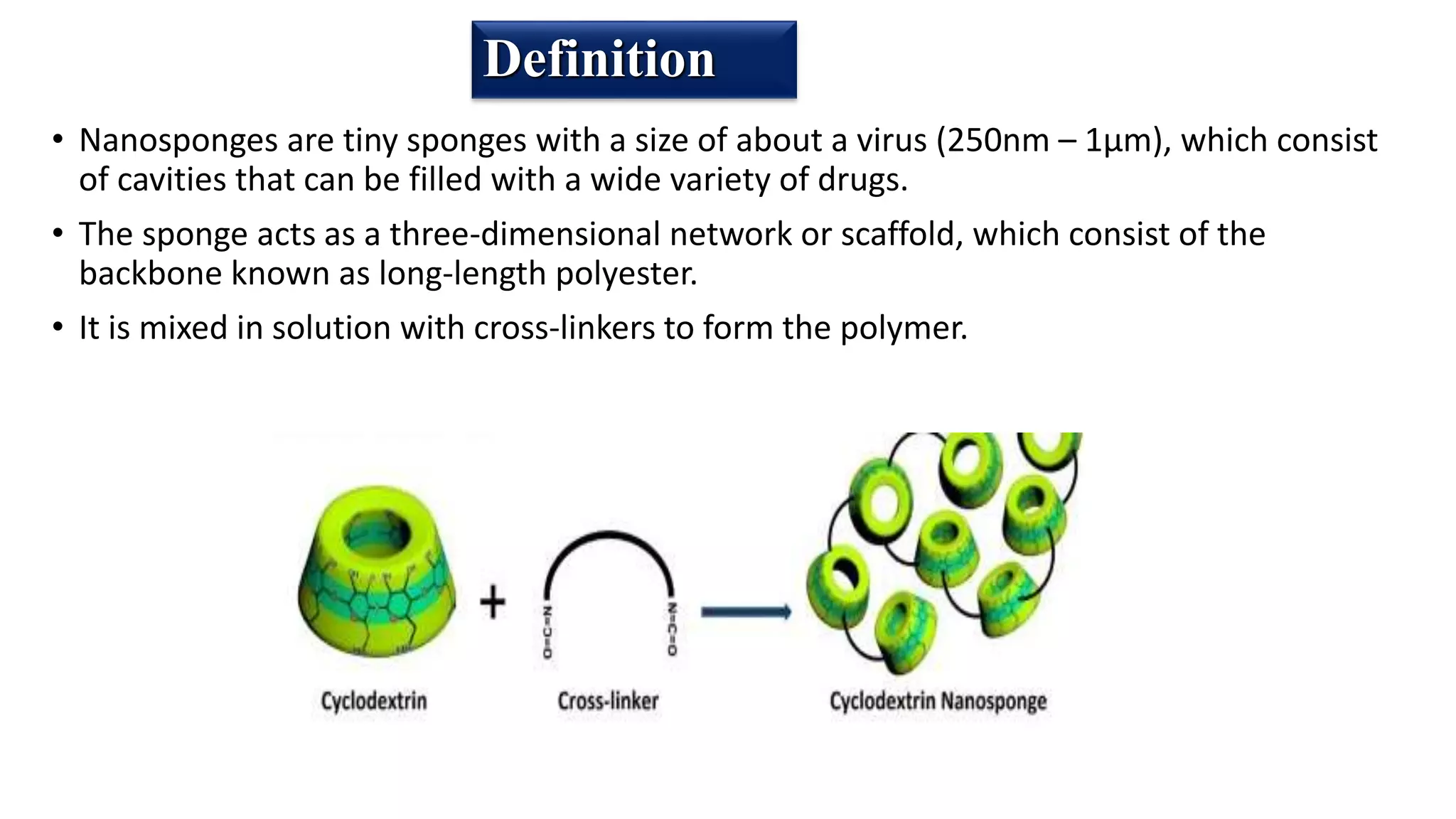 Nanosponges | PPTX | Chemistry | Science