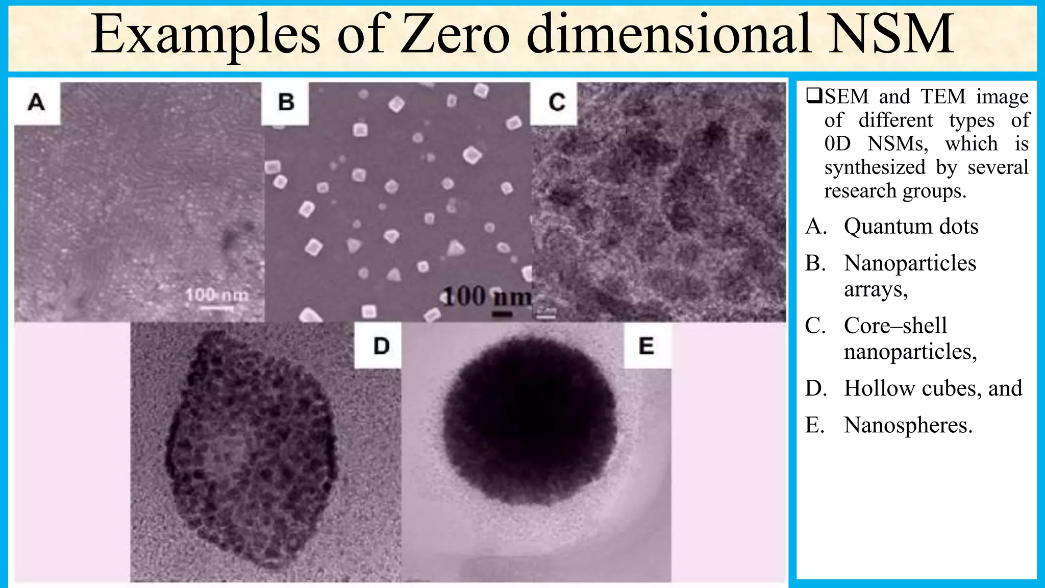 Nanostructure And Surface Modification Pptx