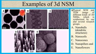 Nanostructure and surface modification | PPTX