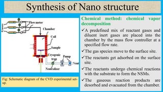 Nanostructure and surface modification | PPTX
