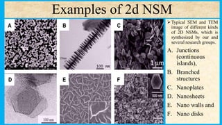 Nanostructure and surface modification | PPTX