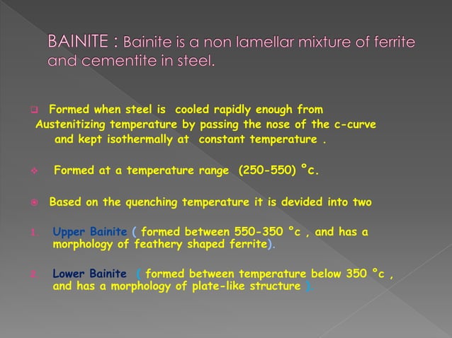 Nano Structured Bainite Ppt