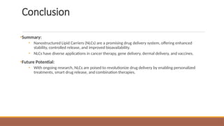 Nanostructured lipid carriers (NLCs).pptx