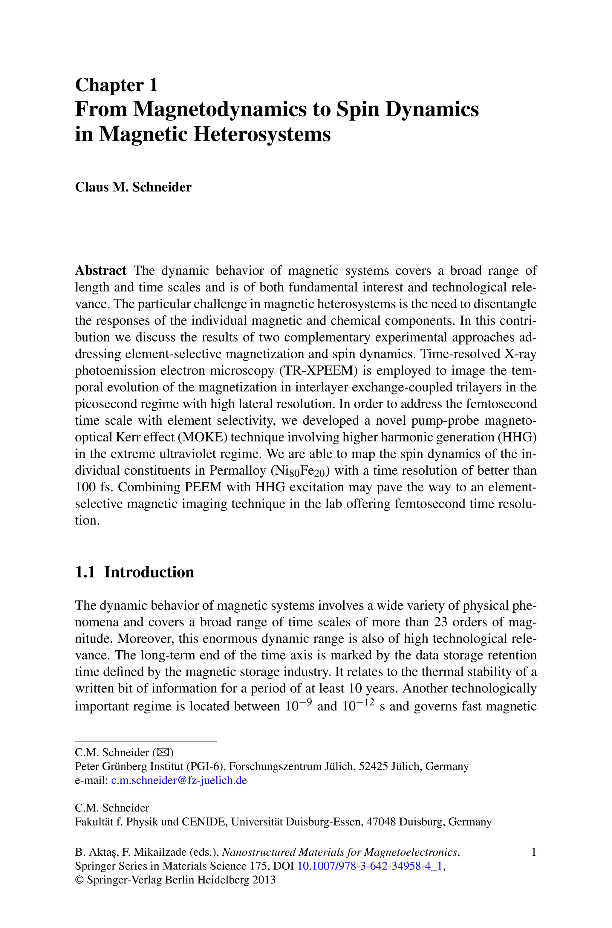 Nanostructured materials for magnetoelectronics | PDF | Chemistry | Science