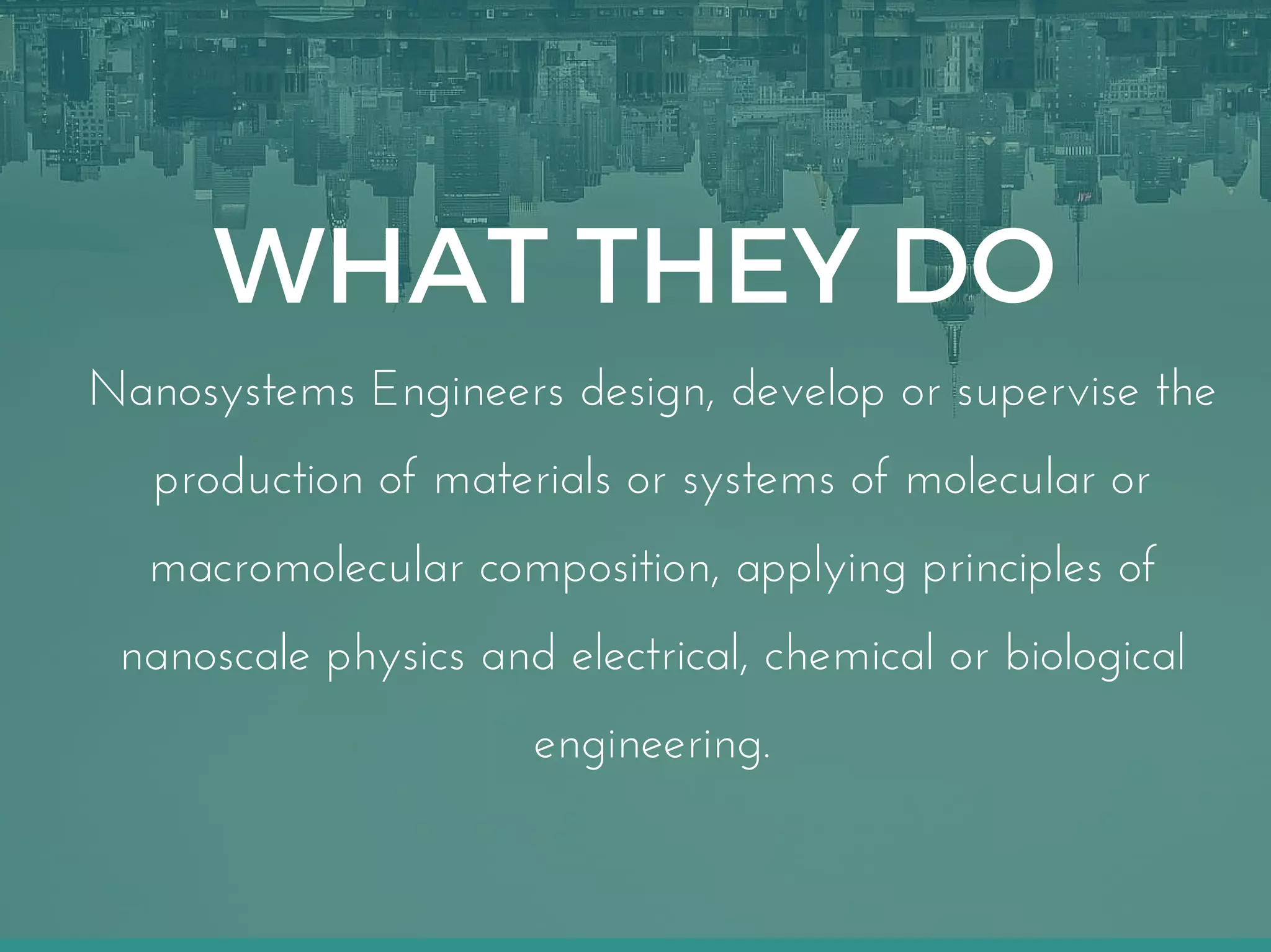 Nanosystems Engineers for Dummies | What You Need To Know In 15 Slides ...