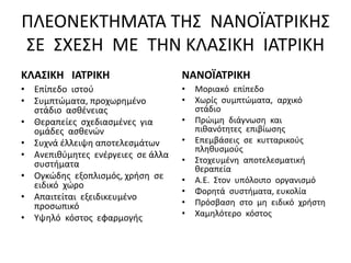 Νανοτεχνολογια και ιατρική (Χαλαζωνίτης Ν.) | PPTX