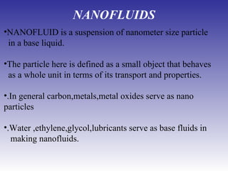Nano Fluids | PPT