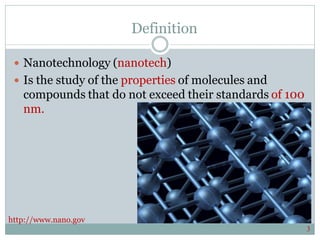 Nanotechnology presentation | PPT