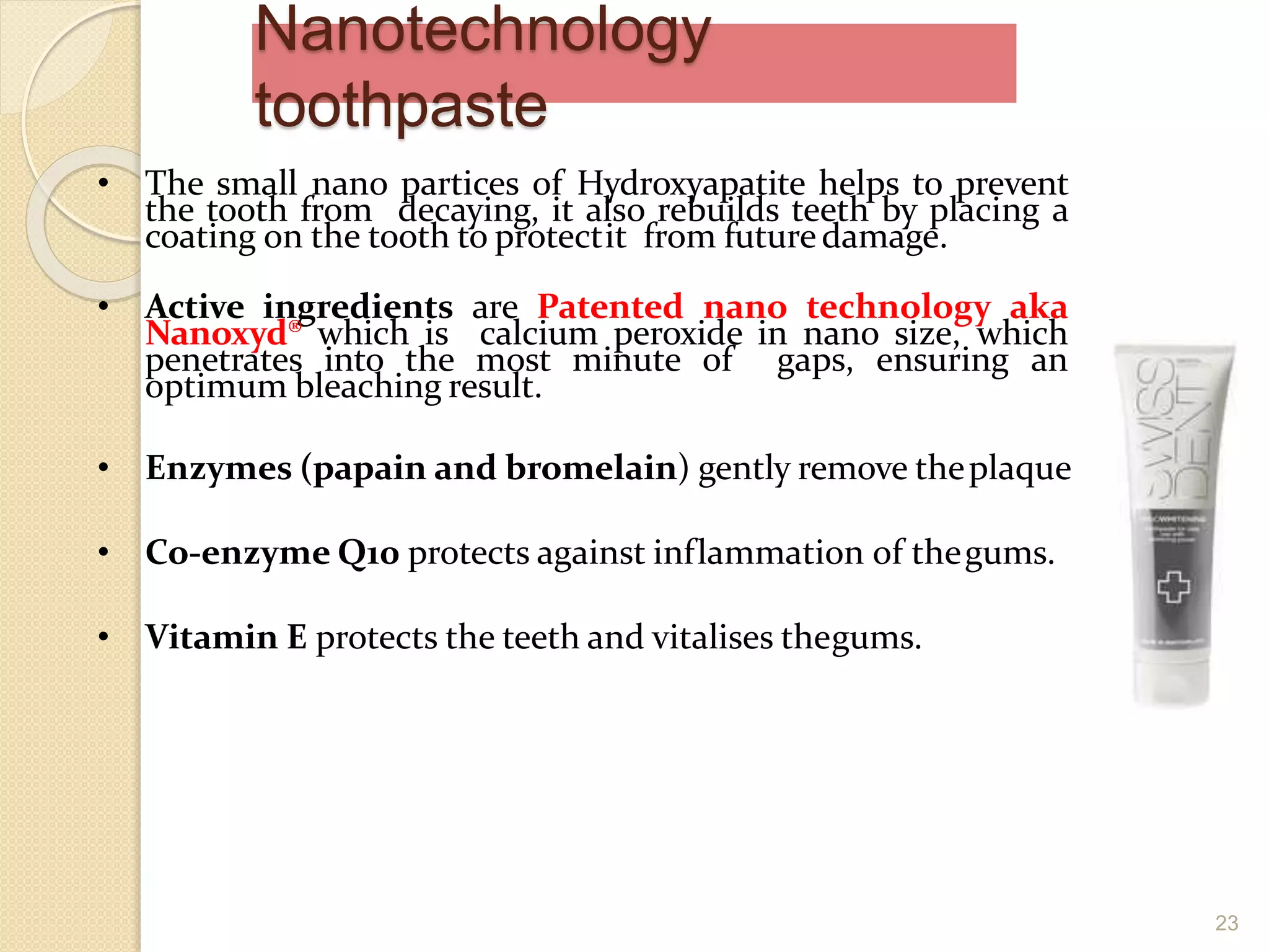 Nanotechnology in Prosthodontics | PPTX