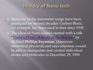Nanotech | PPTX | Chemistry | Science