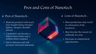 Nano tech | PPTX