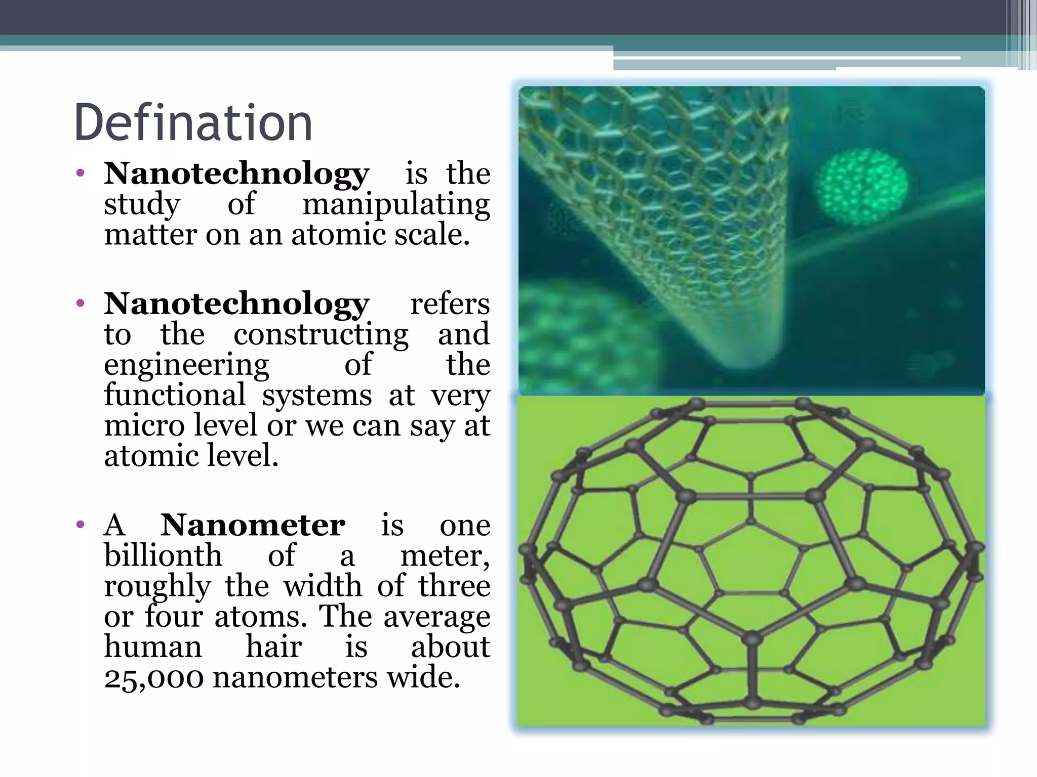 Nanotechnology ppt | PPTX