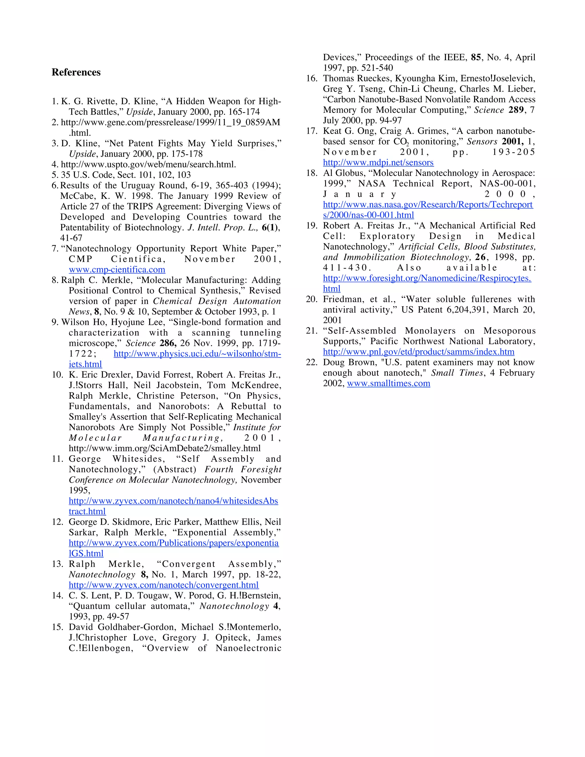 Intellectual Property Rights in Nanotechnology | PDF