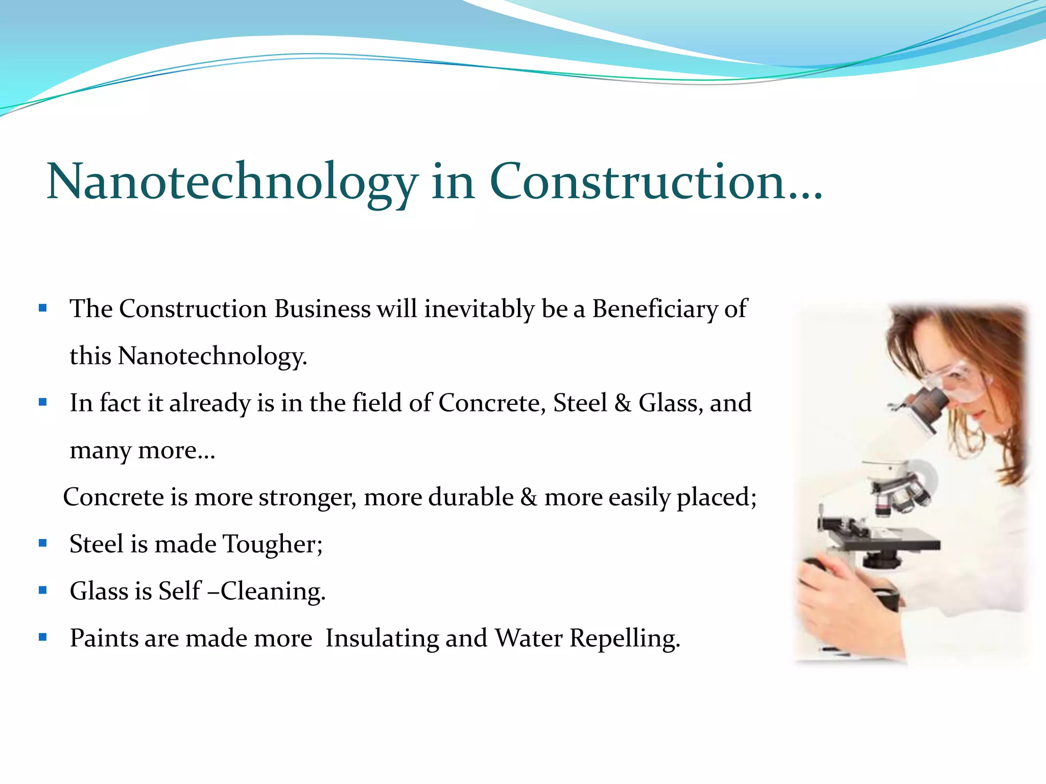 Nano Technology in Civil Engineering | PPTX