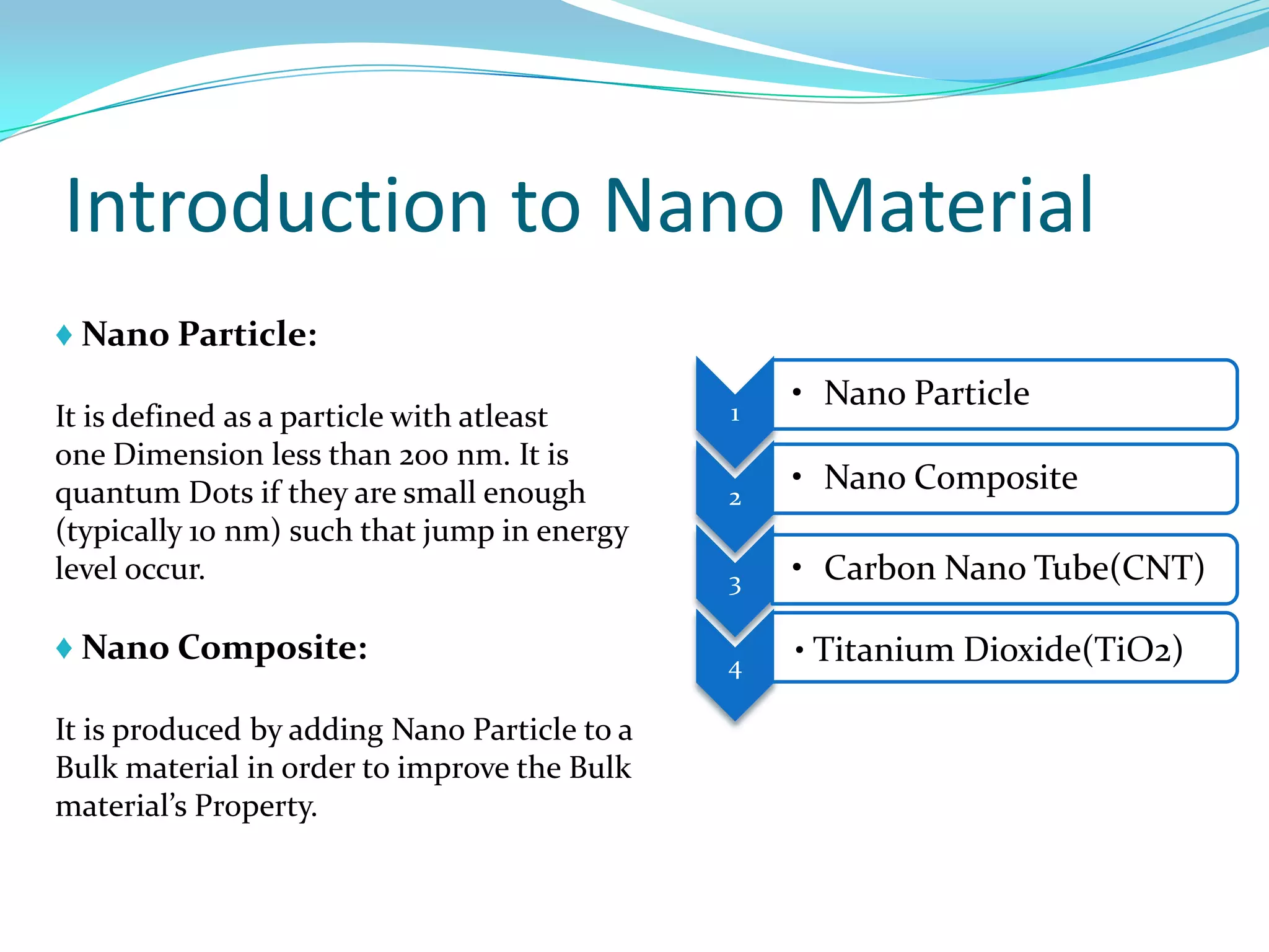 Nano Technology in Civil Engineering | PPTX