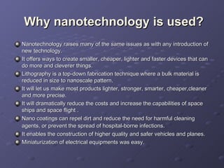 Nanotechnology | PPT | Science